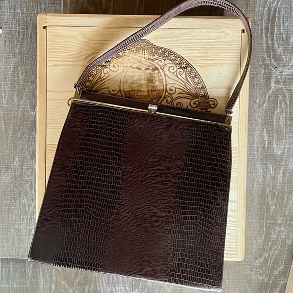 Bags | Naturalizer Vintage Handbag Classic Leather Satchel | Poshmark
